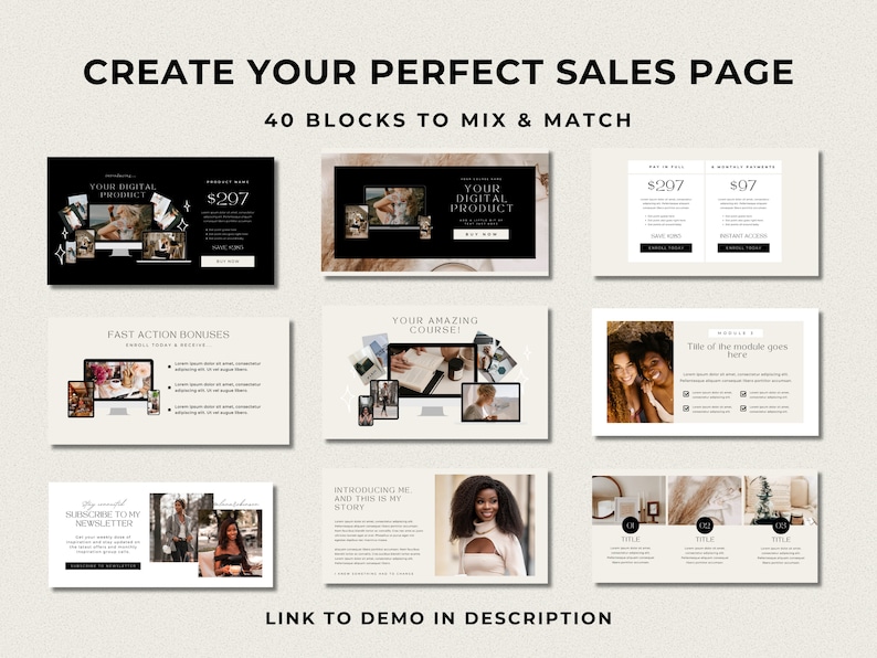 High Converting Sales Page, Course Sales Page, Digital Product Sales ...