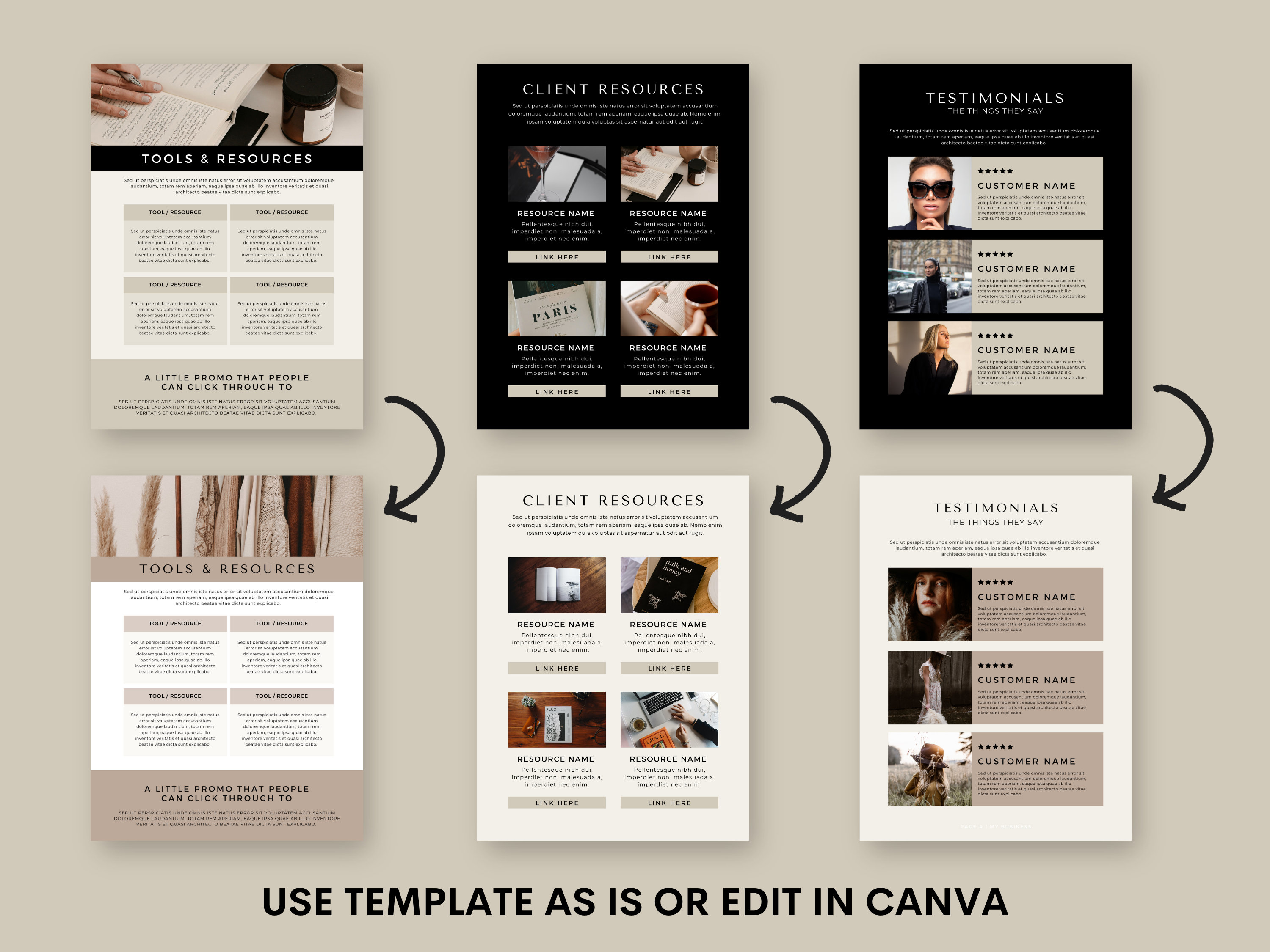 Lead Magnet Template, 60 Page Workbook Template in Canva, Done for You ...