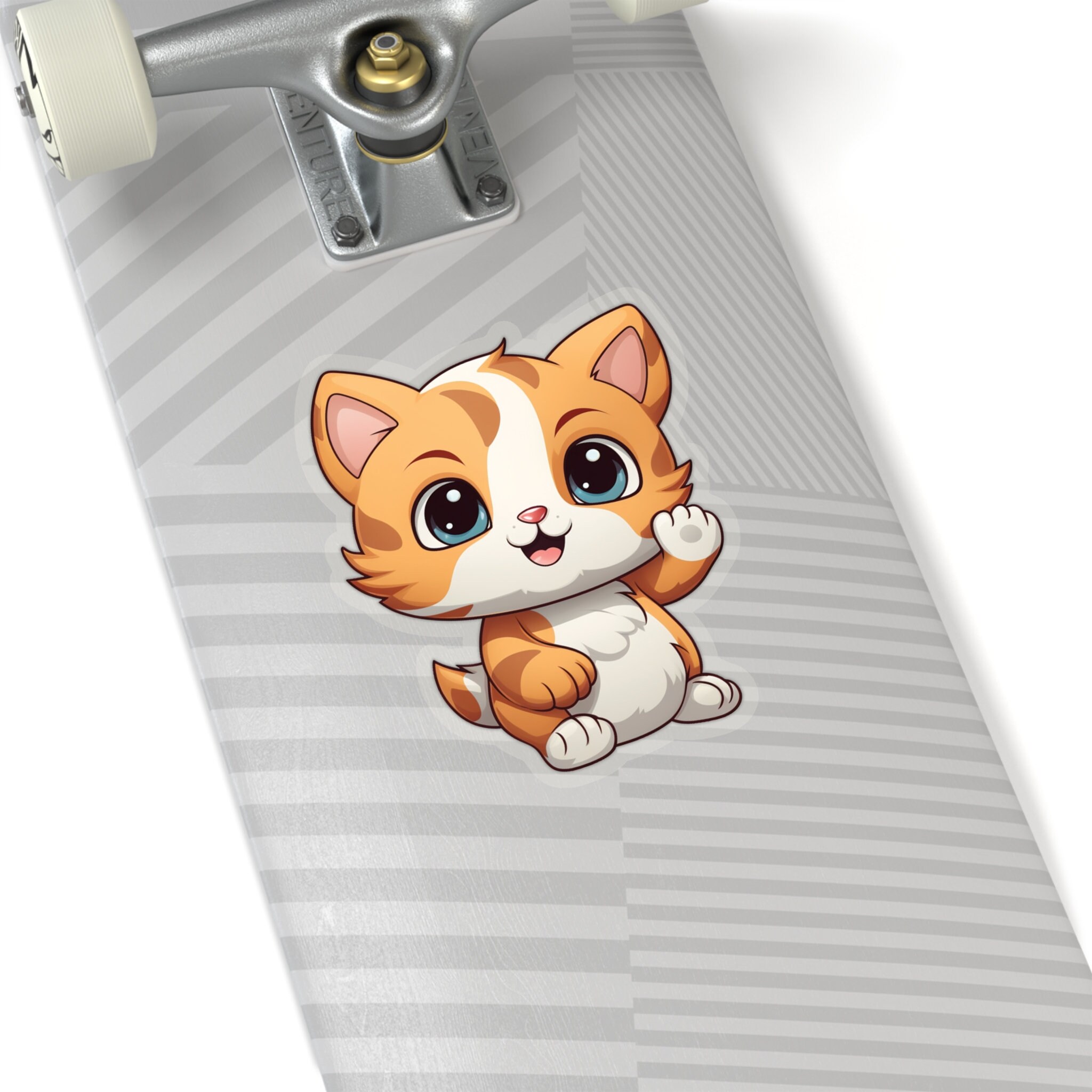 Playful Cat Sticker Variant 06 - Etsy