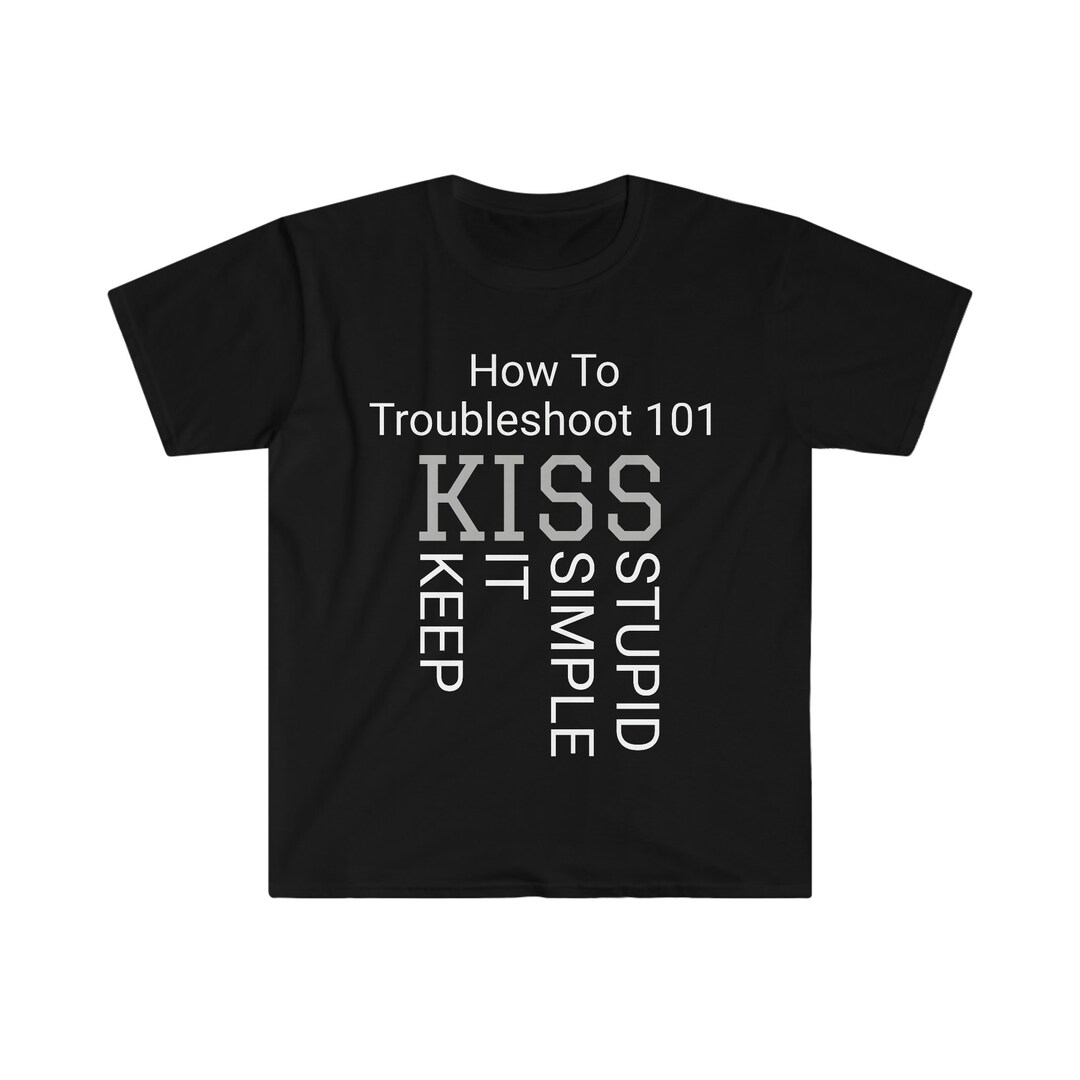 How to Troubleshoot Acronym Funny Shirt Work Humor Gift Simple Tee ...