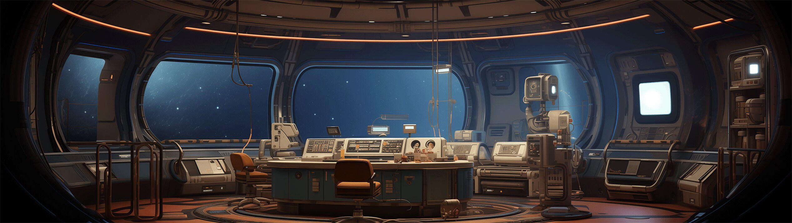 Space Station Desktop Background QHD and 4K in 16x9 & 32x9 ASPECT ...
