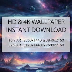 Space Station Desktop Background QHD and 4K in 16x9 & 32x9 ASPECT ...