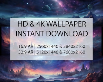 Space Station Desktop Background QHD and 4K in 16x9 & 32x9 ASPECT ...