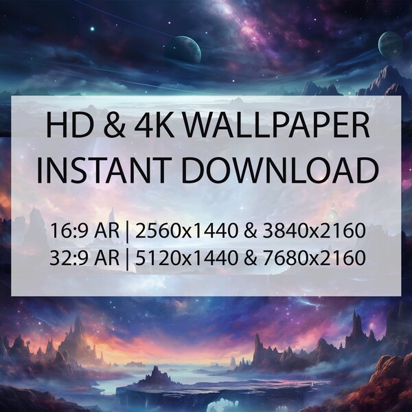 Space Station Desktop Background QHD and 4K in 16x9 & 32x9 ASPECT ...