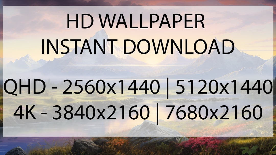 Fantasy Sunset Desktop Background QHD and 4K in 16x9 & 32x9 ASPECT - Etsy