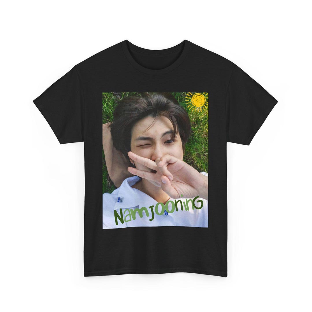 RM "namjooning" T-shirt, Kpop Fanmade Merch, Bangtan Boys Merch, Kpop ...
