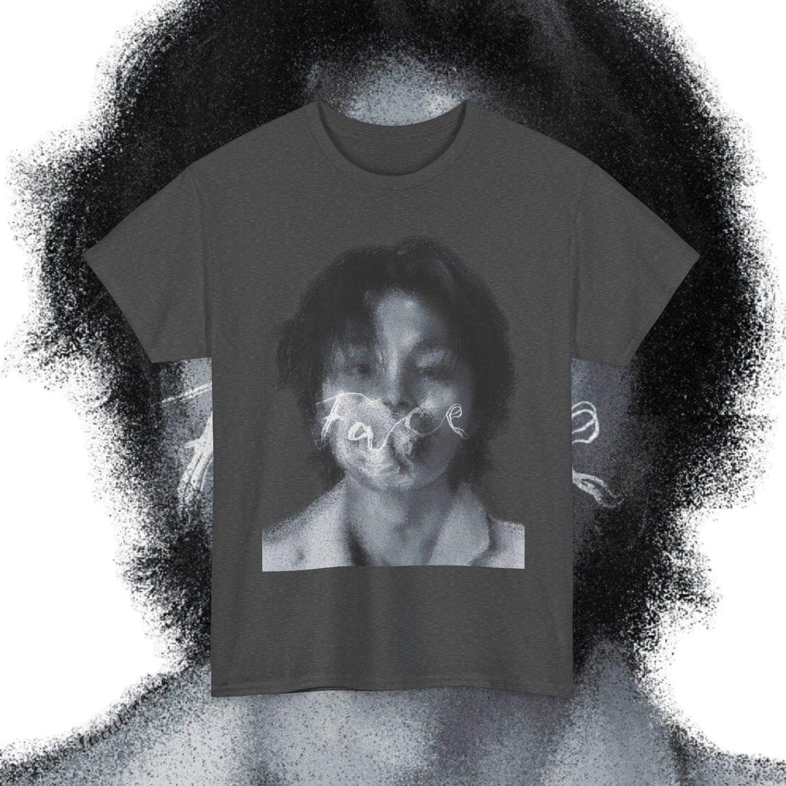 Jimin Inspired Graphic Tee, K-pop Fan Art Apparel, Aesthetic Portrait ...