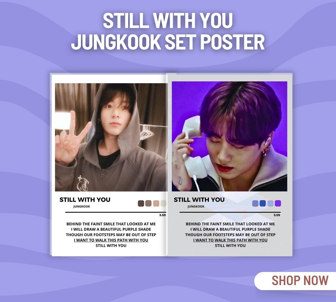 Jungkook Still With You Digital Printable BTS Festa Still - Etsy