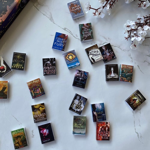 40 Customize Miniature Book Covers Mini Books Printable for - Etsy