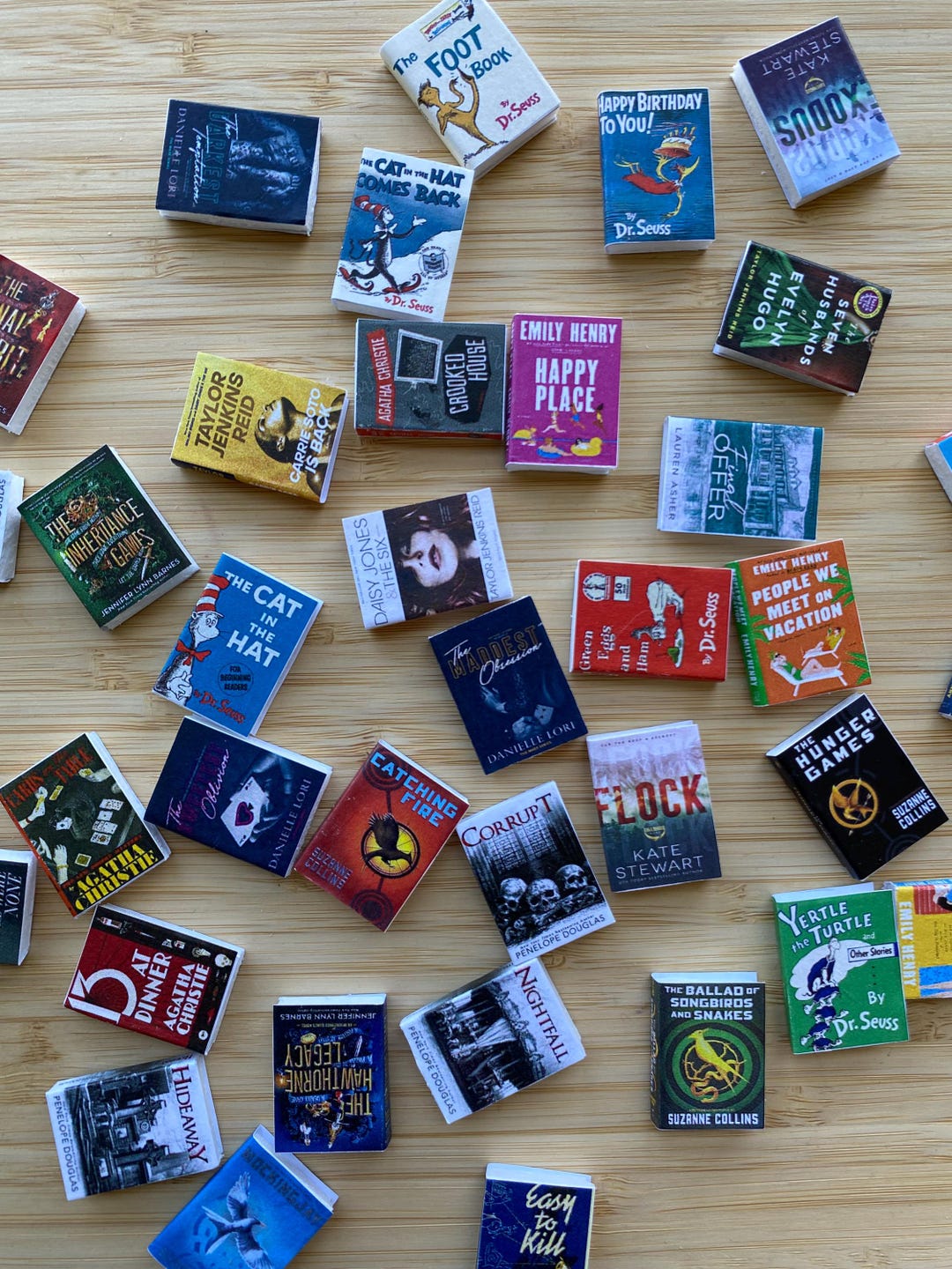 Miniature Books – Book Nook Decor – Handmade Book Gift - Custom Mini ...