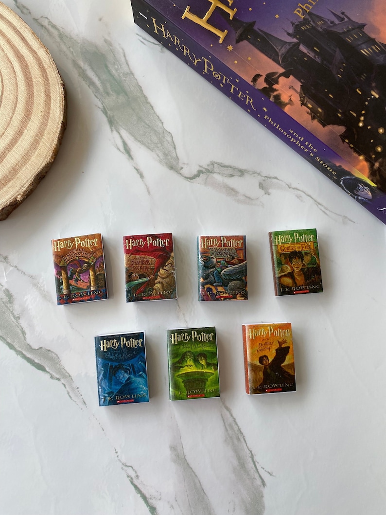Harry Potter Mini Book Set - Etsy