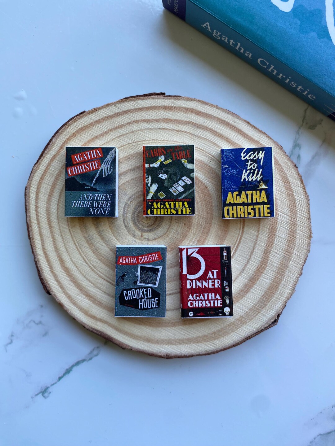 Agatha Christie Mini Book Set - Mystery Mini Books – Book Nook Decor ...