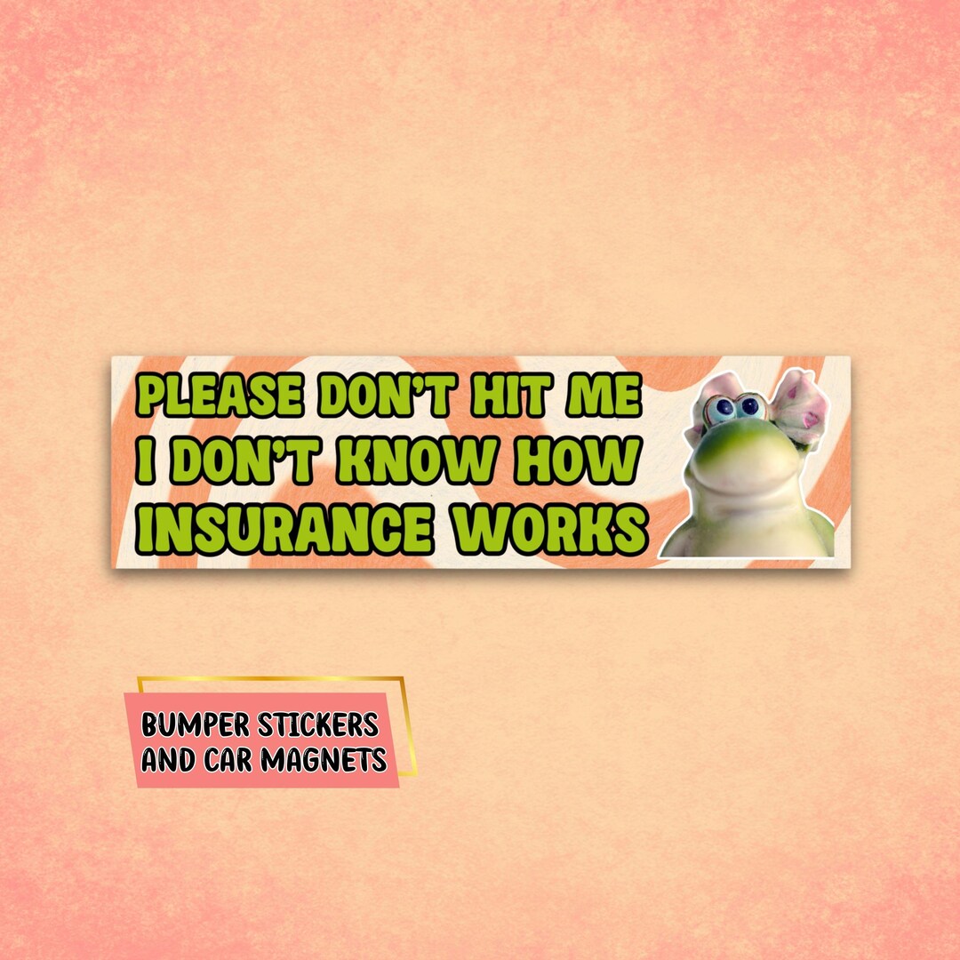 Unhinged Car Magnet, Inappropriate Bumper Sticker Gift, Funny Meme ...