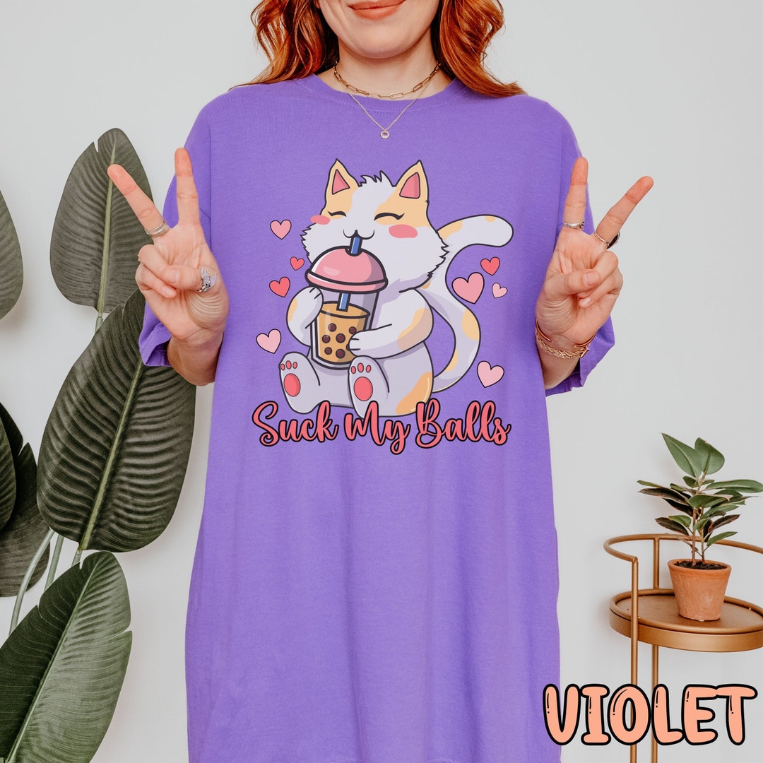 Funny Cat Shirt, Boba Shirt,ironic Shirt,offensive T Shirts,trending ...