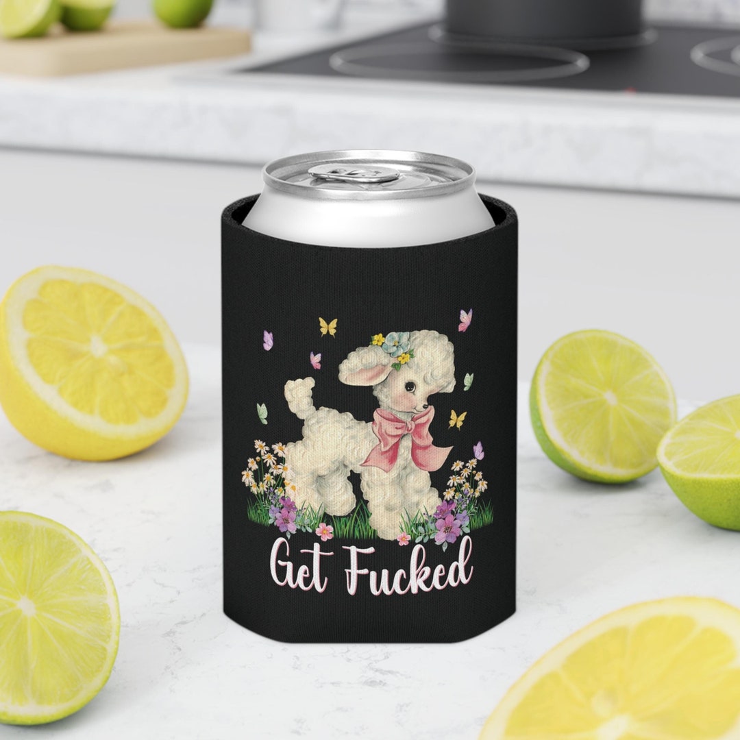 Swear Offensive Can Cooler, Funny Inappropriate Beer Can Sleeve ...