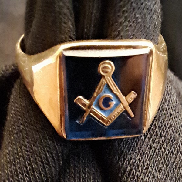 Masonic Ring Blue Lodge - Etsy