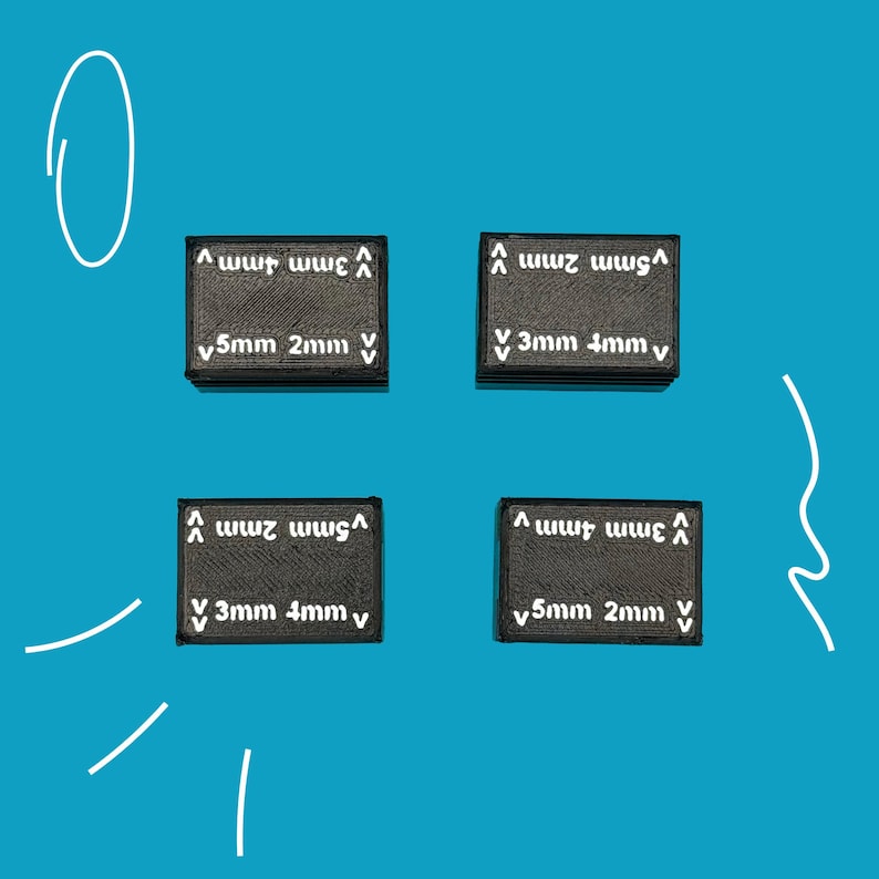 Magnetic Spacer Clips for Laser Cutting – Fits 2mm to 5mm Plywood – 4 ...