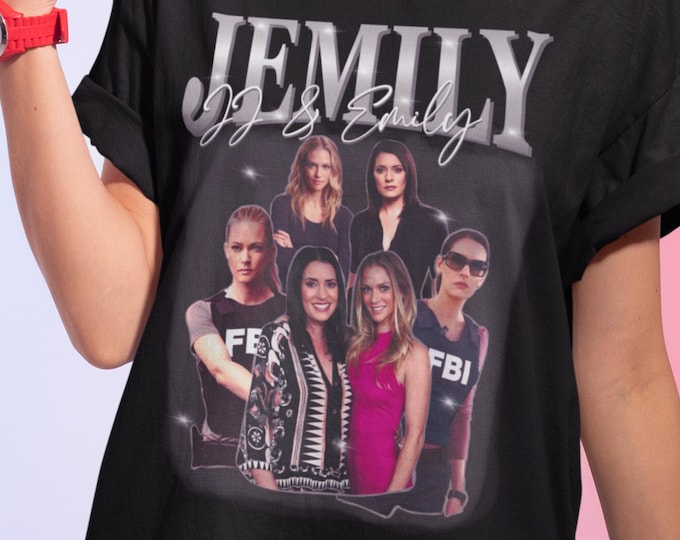 Jemily Shirt, JJ and Email Shirt, Criminal Minds Shirt, JJ and Prentiss ...