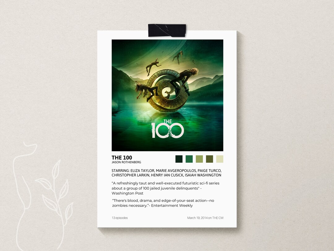 The 100 Wall Art Digital Download Lesbian Poster, Clexa TV Show Poster ...