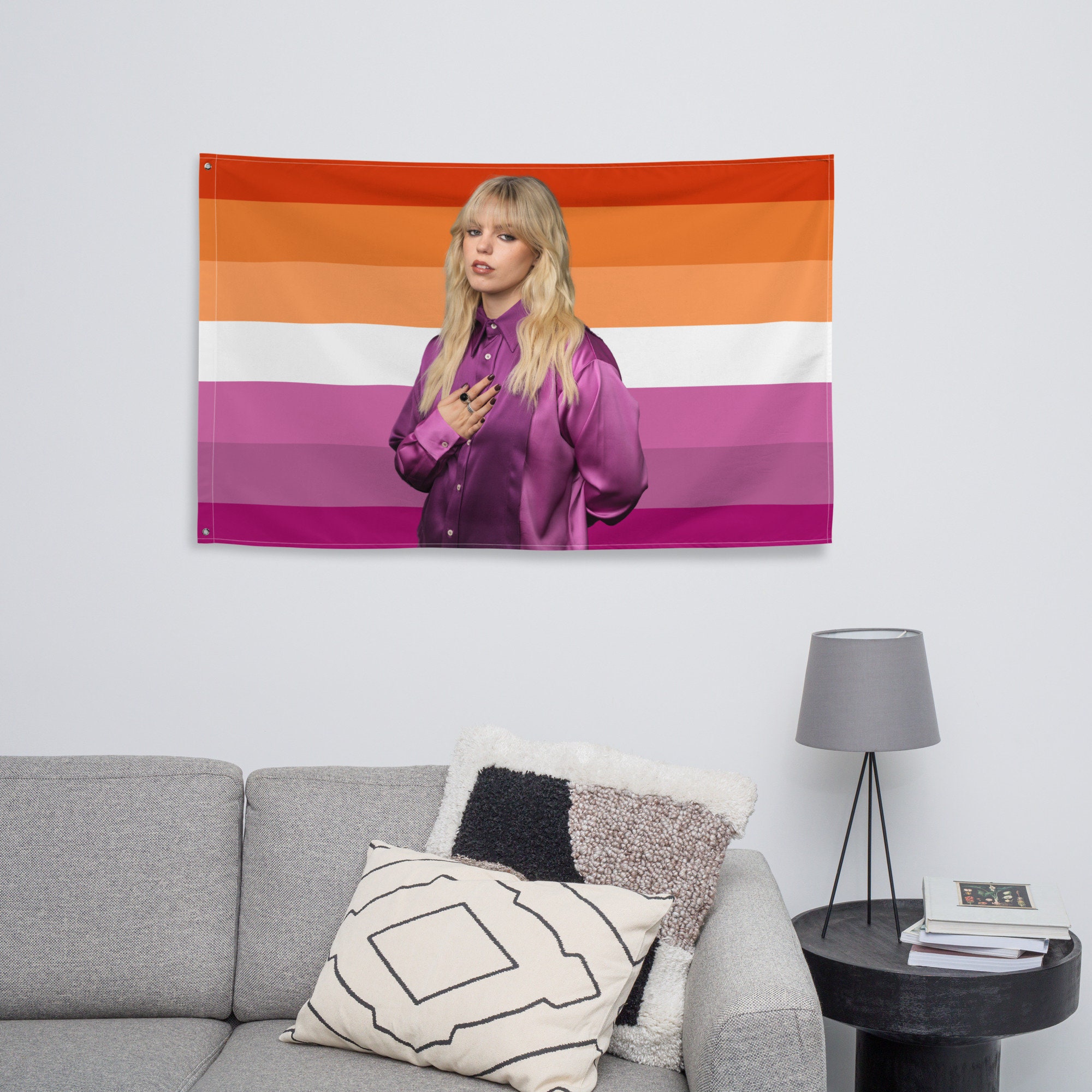 Renee Rapp Flag, Lesbian Flag, Renee Rapp Merch, Renee Rapp Art, Renee ...