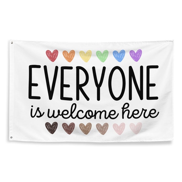 Everyone is Welcome - Etsy