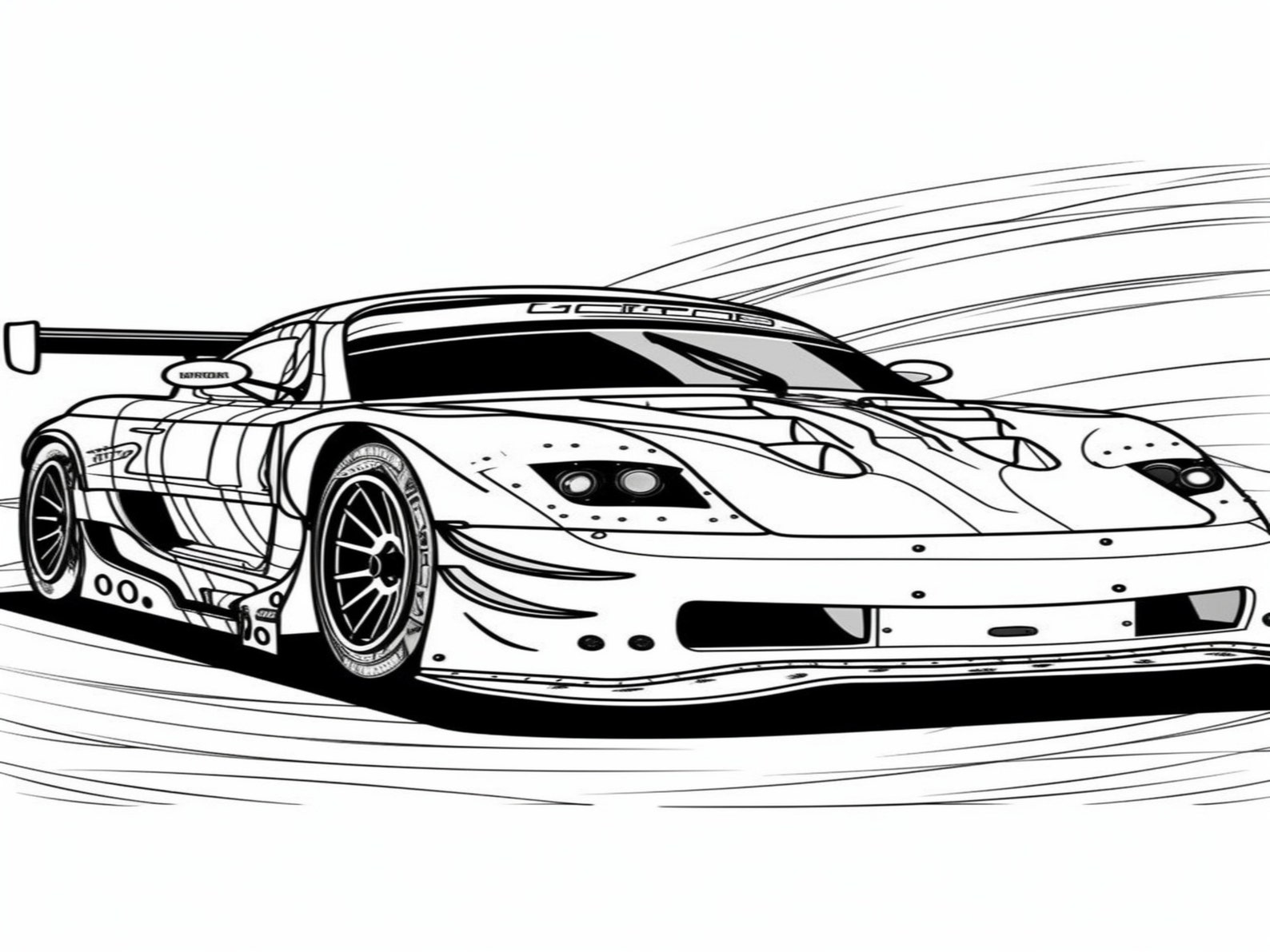Race Car Coloring Pages Children Car Art Fast Car Drawings Car Themed ...