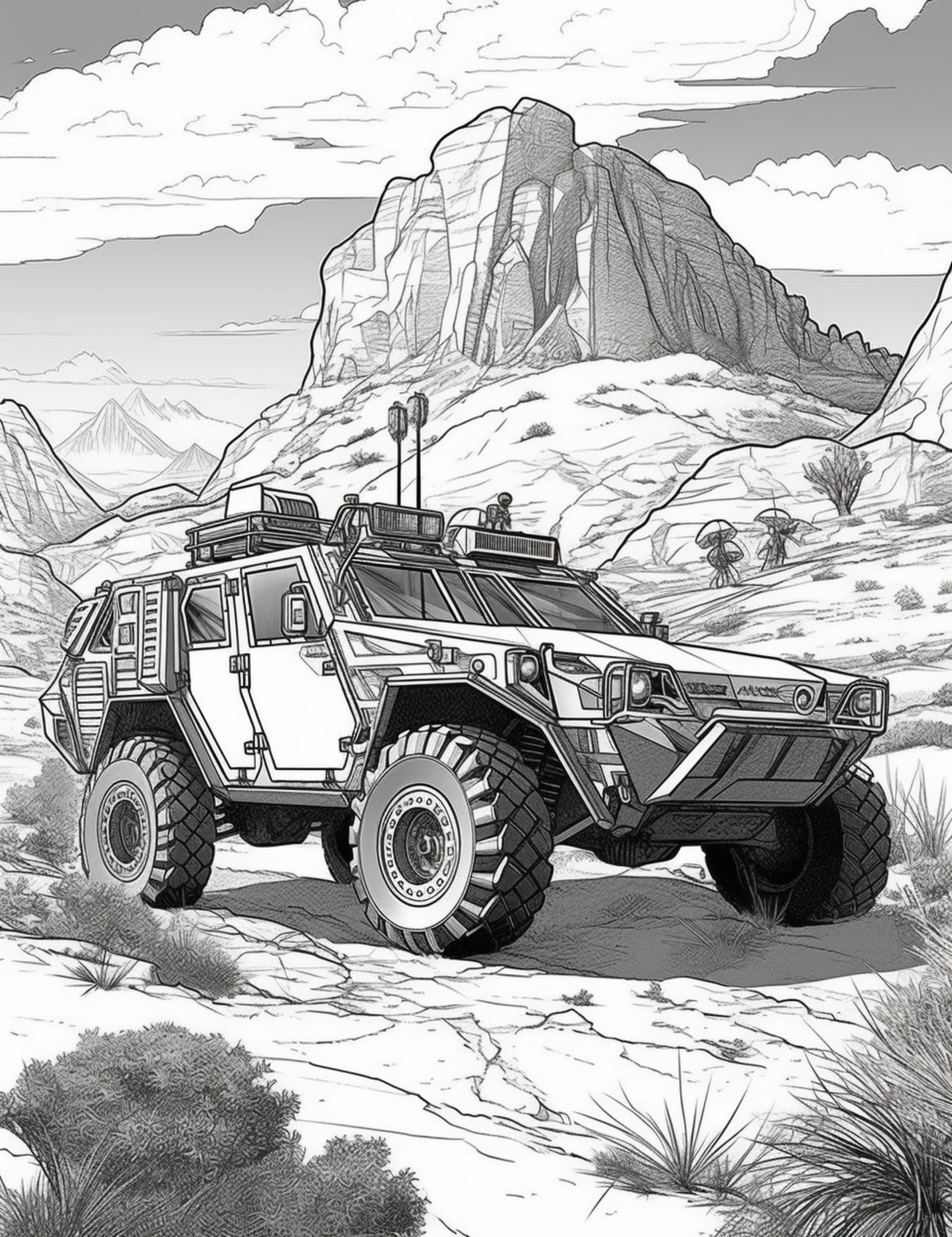 Combat Vehicles Coloring Book | Military Coloring | Tank Coloring ...