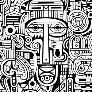 Abstract Coloring Book for Mindful Creativity Versatile and Unique ...