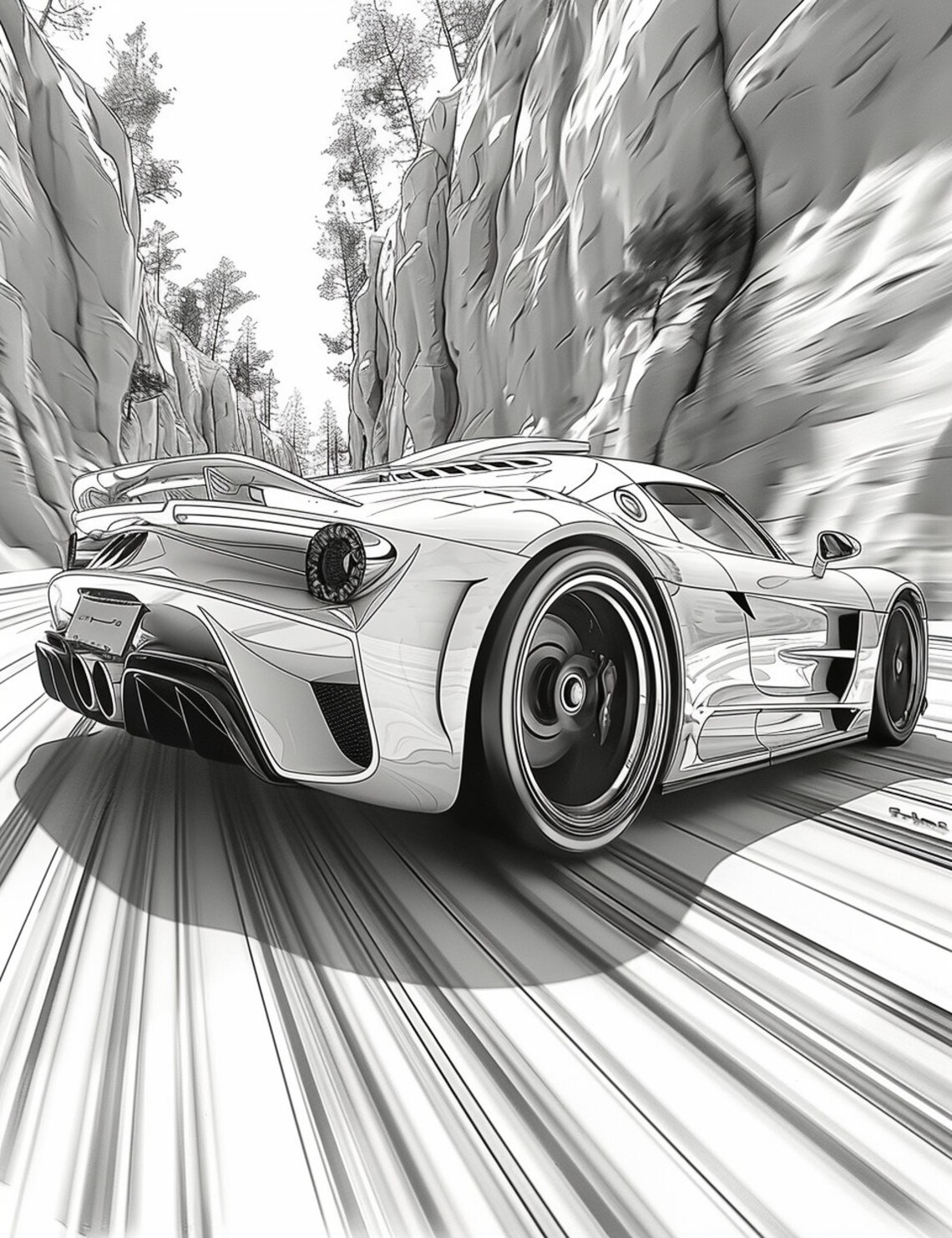 Race Car Coloring Pages Children Car Art Fast Car Drawings Car Themed ...