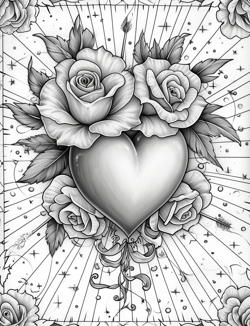 Valentine's Mandala Coloring Book Instant Download PDF for All Ages ...