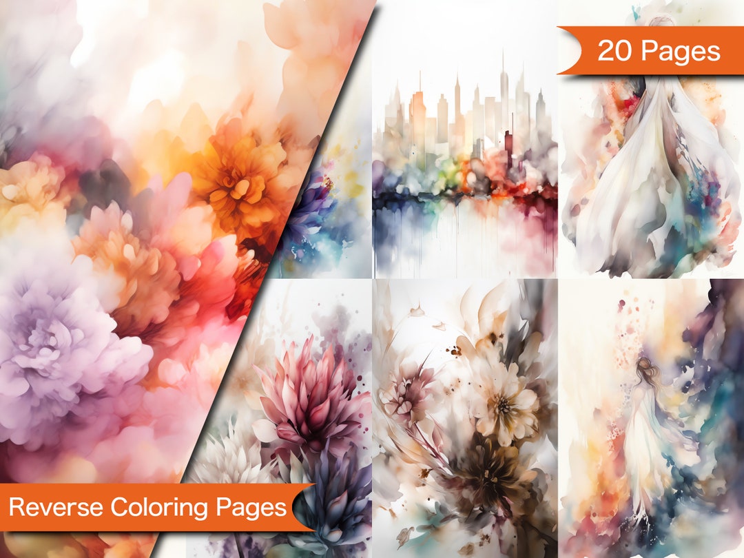Reverse Coloring Book Unique Creative Coloring Experience for Adults ...