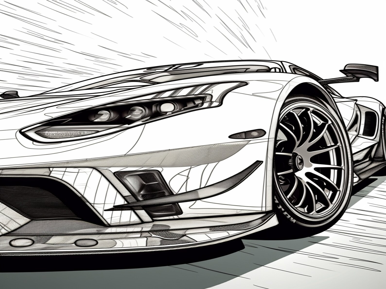 Sports Car Coloring Pages High-speed Coloring Nascar Coloring Book Hot ...