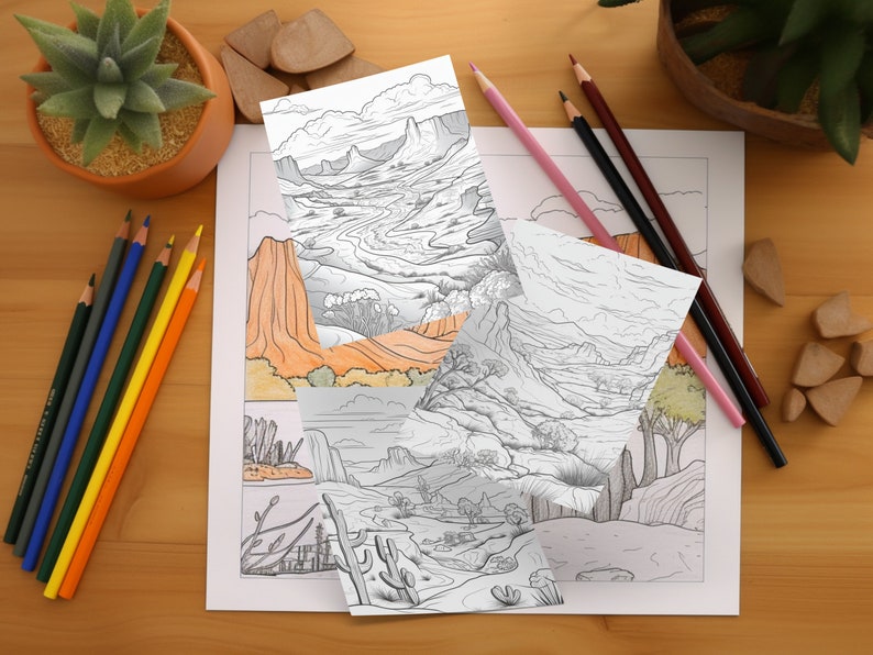 Western Coloring Page Printable Coloring Page Digital Coloring Page ...