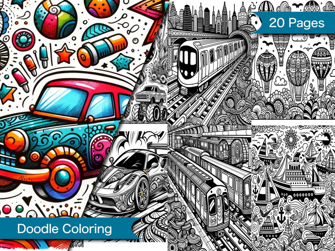 Intricate Doodle Art Patterns: Relaxing, Creative, and Mindful Coloring ...