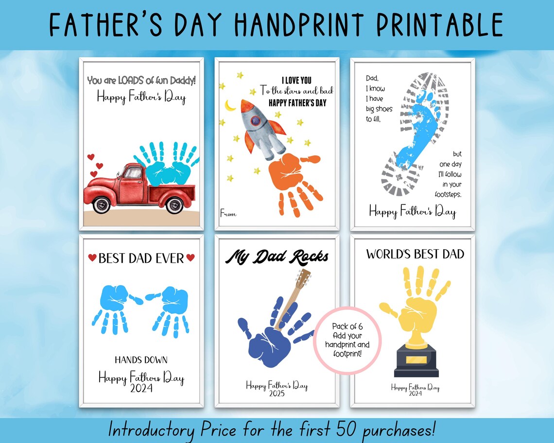 Father's Day Printable, Fathers Day Art Bundle, Fathers Day Gift ...
