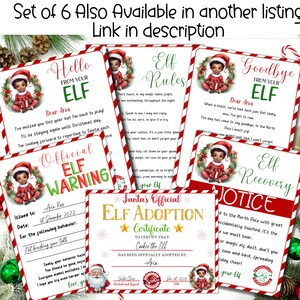EDITABLE Black Elf Letter, Elf Welcome Letter, Elf Arrival Letter, Elf ...
