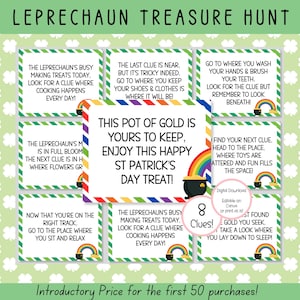 EDITABLE St Patrick's Day Treasure Hunt, Leprechaun Games, Leprechaun ...