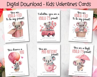 Cute Love Card KOALA PUN Valentines Day Card Card for - Etsy