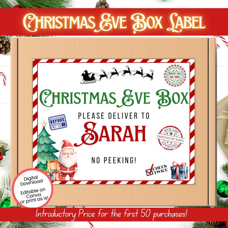 Christmas Eve Box - Etsy