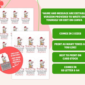 EDITABLE Snowman Soup Tag, Snowman Soup Printable, Hot Chocolate Gift ...