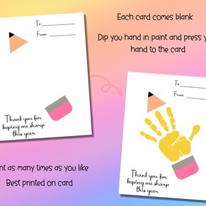 Teacher Appreciation Handprint Art, Teacher Appreciation Gift, Staff ...