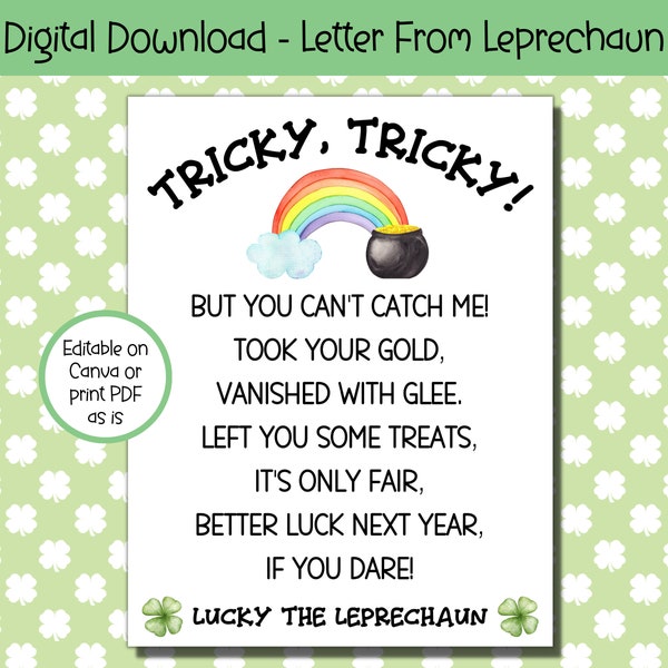 Leprechaun - Etsy