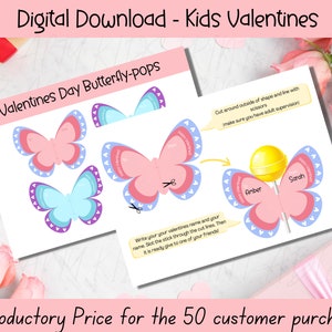 Classroom Valentines Day Lollipop Wrap, Kids Valentines, Kids Printable ...