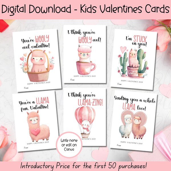 Printable Valentine Card - Etsy
