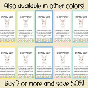Easter Bunny Bait Tag, Easter Gift Tags, Easter Printables, Easter ...