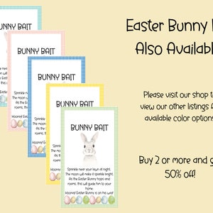 EDITABLE Certificate From Easter Bunny, Blue Printable Easter Bunny ...