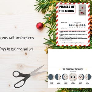 Printable Elf Moon Phases Props, Full Moon Elf, Printable Elf Kit ...