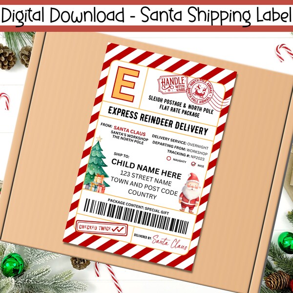 North Pole Mail - Etsy