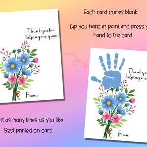 Teacher Appreciation Handprint Art, Teacher Appreciation Gift, Staff ...