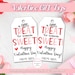 Valentine Gift Tags, Editable Printable Kids Valentine Tags, Classroom ...